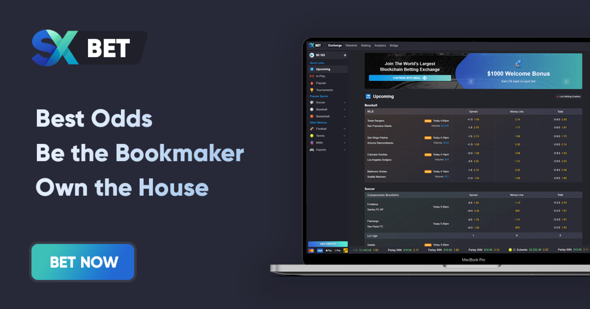 The World's Largest Blockchain Betting Exchange | SX Bet